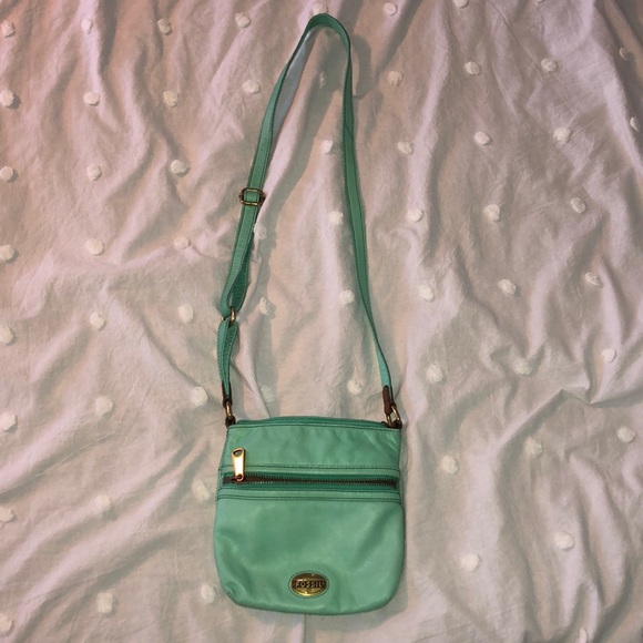 Fossil | Bags | Teal Fossil Crossbody Bag | Poshmark